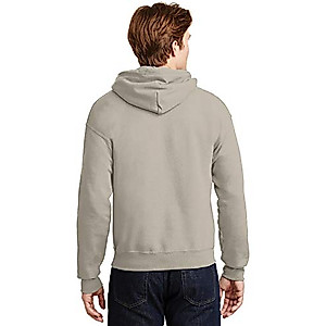 Gildan Men's Pouch Pocket Hooded Sweatshirt, Sand, S
