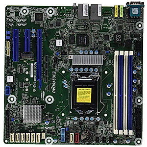 ASRock Rack E3C246D4U LGA1151/ Intel C246/ DDR4/ SATA3&USB3.0/ V&2GbE/ MicroATX Server Motherboard