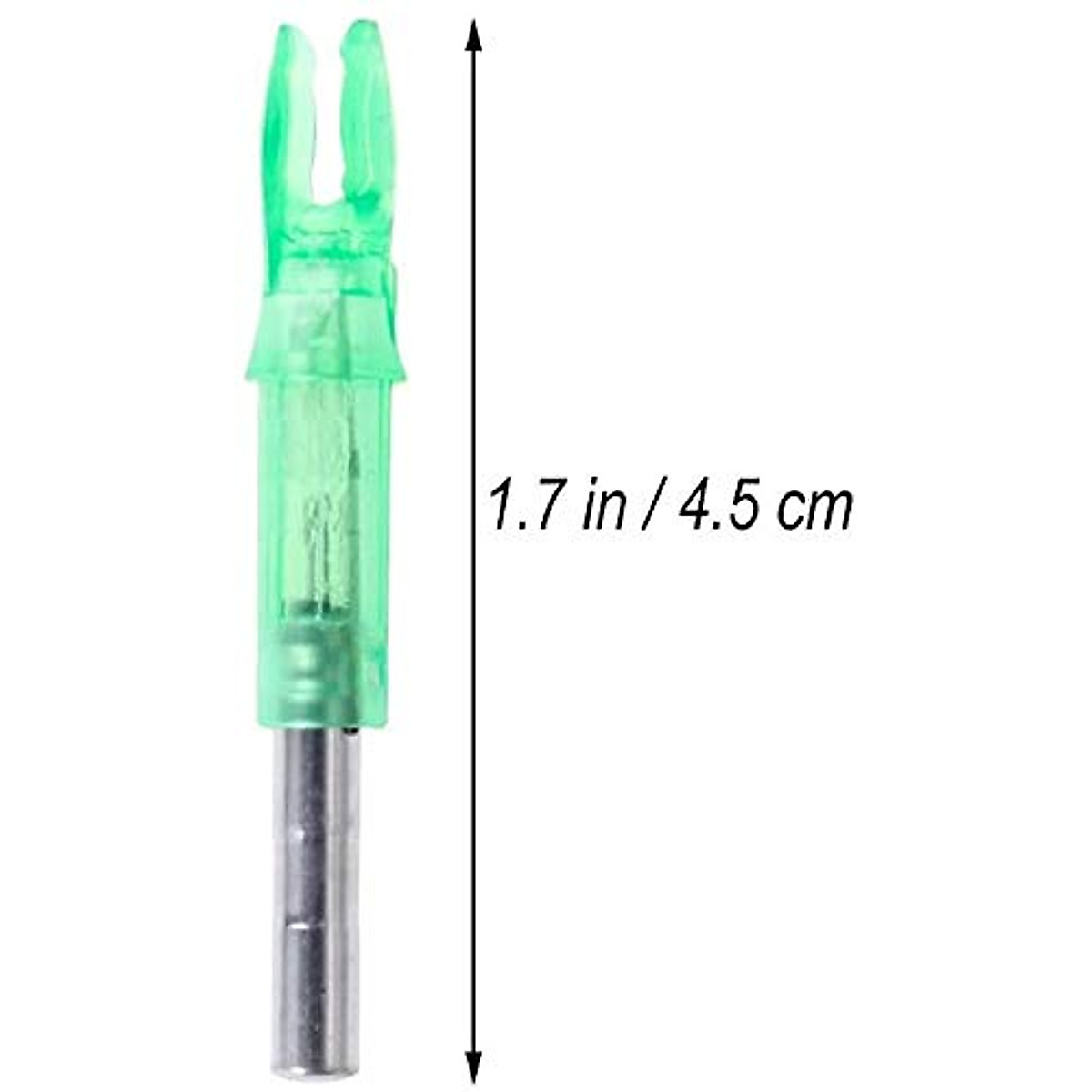 SGerste Lighted Archery LED Arrow Nocks Hunting Internal Arrow Nocks Nocks Tails Fit 6.2mm Arrow Shaft 6pcs