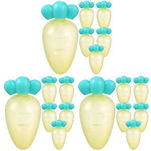 Cabilock 18 Pcs Mini Sauce Bottles Bento Accessories Salad Dressing Container Bottle Ketchup Bottles Squeeze Condiment Squeeze Bottles Picnic Portable Travel Plastic Injection Bottle