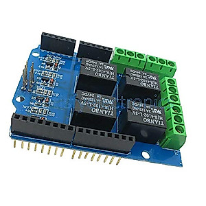 Relays Four Channel Relay Shield 5V 4 Channel Relay Shield Module for Arduino