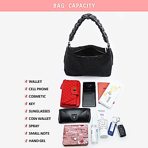 Like Dreams Women Soft Sherpa Top Handle Vegan Leather Winter Fashion Handbag Purse (Grey)