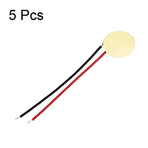 uxcell 5 Pcs Piezo Discs 15mm Acoustic Pickup Transducer Microphone Trigger Element CBG Guitar