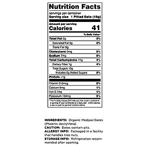 Terrasoul Superfoods Organic Medjool Dates, 2 Lbs - Soft Chewy Texture | Sweet Caramel Flavor | Farm Fresh