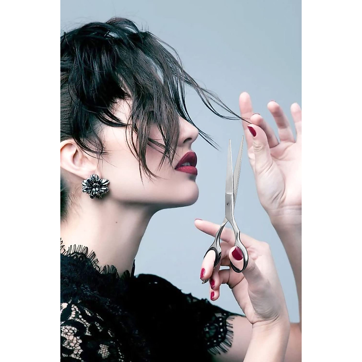 Hair Cutting Scissors | 6.5 Inch Stainless Steel Barber Scissors | Hairdressing Scissors for Salon | Smooth & Sharp Edge Blades, Razor Edge - Hair Scissors for Men & Women