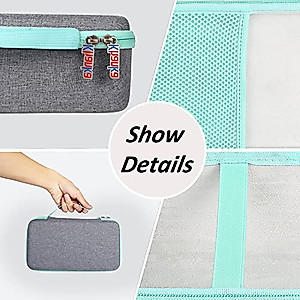 Khanka Hard Storage Case Compatible with HPRT AR Photo Printer,4x6” Portable Instant Photo Printer, Case Only