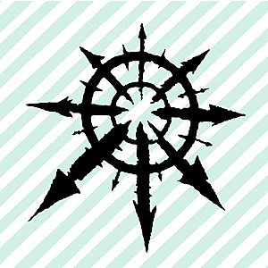 Chaos Star Warhammer Fan Art Warhammer Online Warhammer 40K Gamer Vinyl Decals