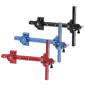 Perogen Archery Bow Sight Target Sight T Shape Adjustable Bow Sights for Recurve Bow Hunting Practice Range RH (Black)