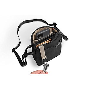 Bellroy City Pouch (cross-body bag, e-reader or small tablet, wallet, sunglasses, phone) - MelbourneBlack