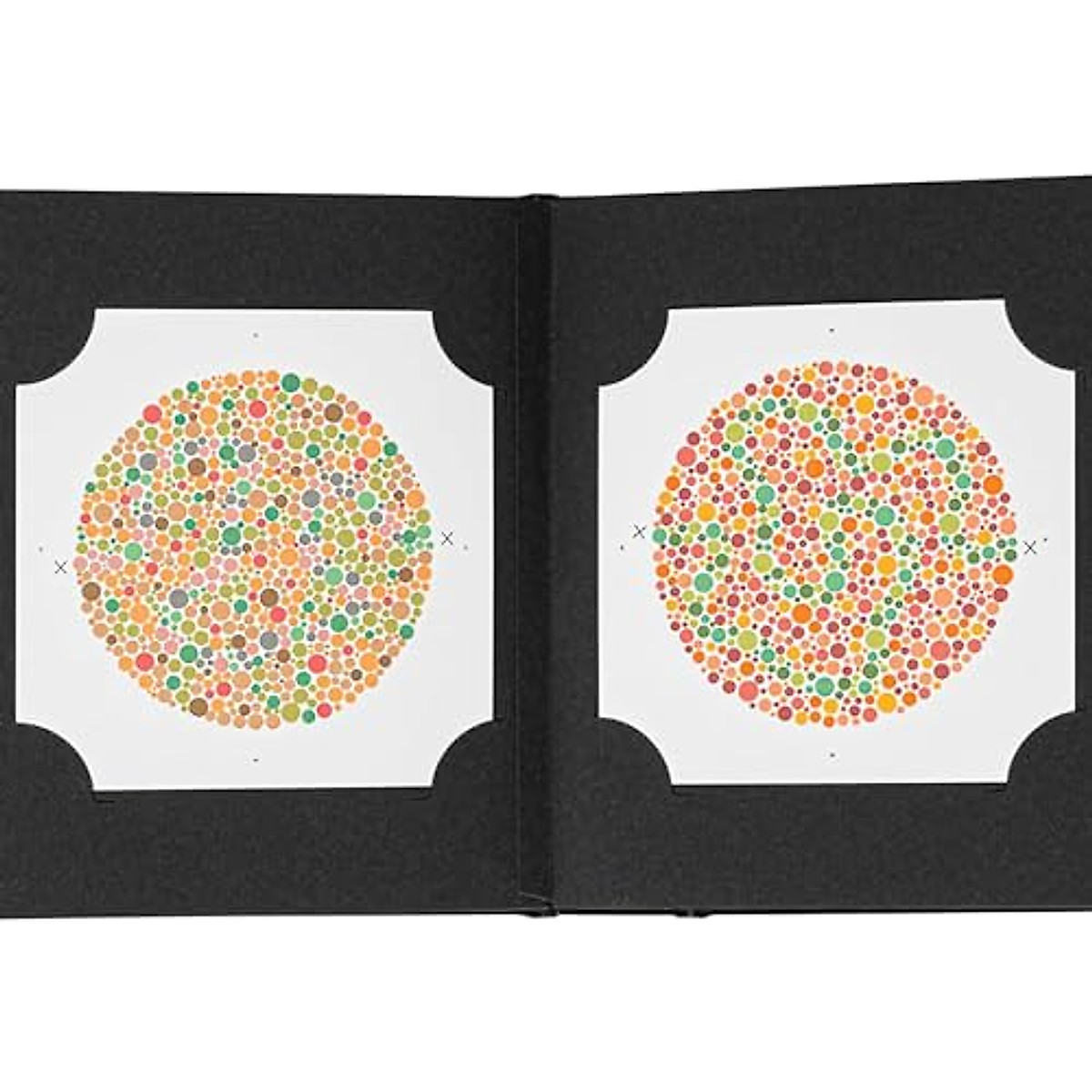 Ishihara Test Card Book, Color Vision Test Book with 38 Plate, Distinguish Between Colorblind Patients, Hidden Numbers and Category Design, Used to Judge The Degree of Color Vision Deficiency