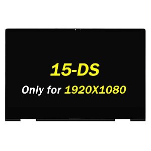 L53868-001 Replacement for HP Envy X360 15-ds 15m-ds LCD Display 15m-ds0011dx Display 15m-ds0012dx Digitizer 15m-ds0023dx 15-ds0003ca 15-ds0013ca 15-ds0013nr FHD 15.6" LCD Touch Screen Laptop Panel