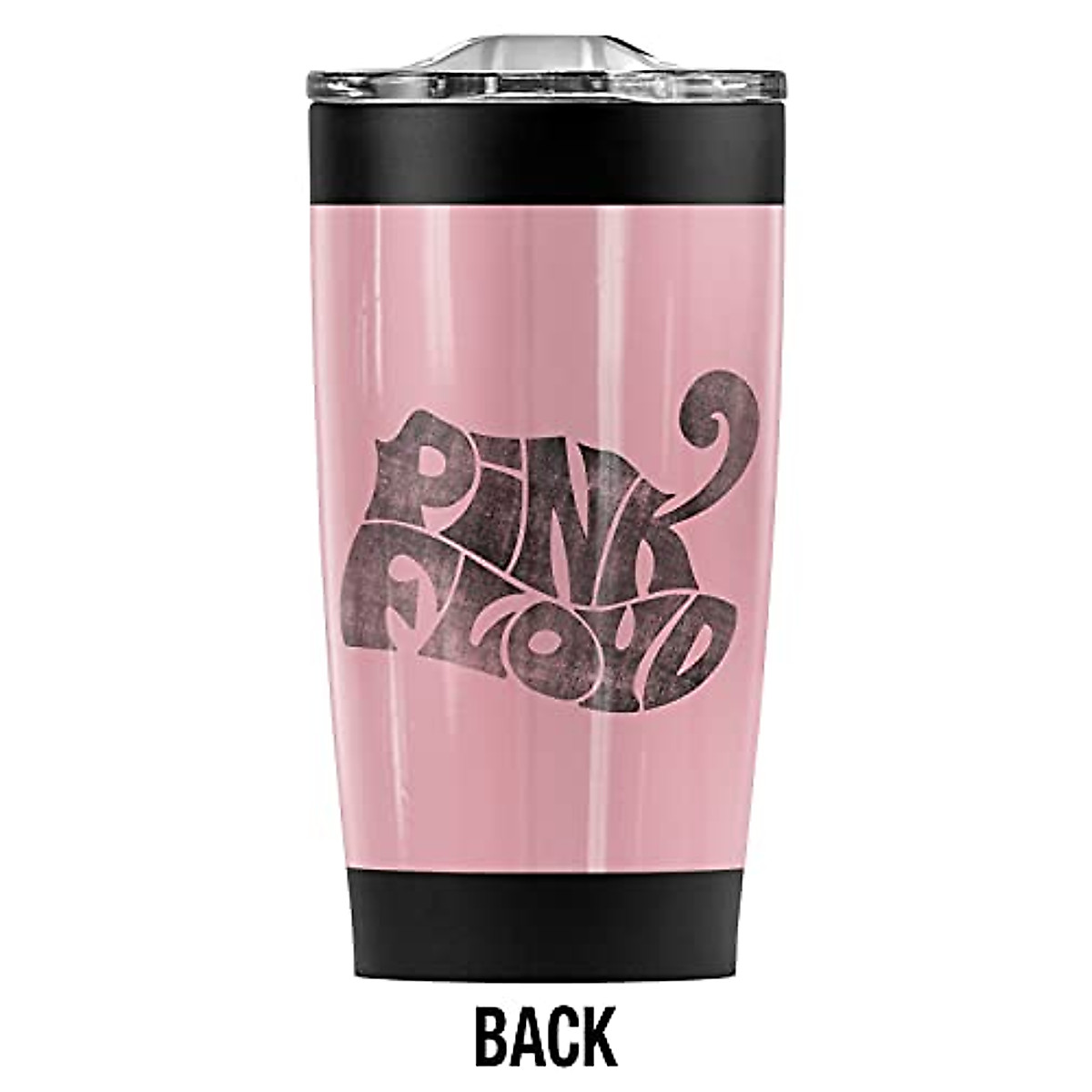 Pink Floyd Pink Logo Stainless Steel Tumbler 20 oz Coffee Travel Mug/Cup, Vacuum Insulated & Double Wall with Leakproof Sliding Lid | Great for Hot Drinks and Cold Beverages