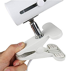 superdream Reptile Lamp Fixture Holder, Adjustable Stand Socket for Pet Brooder Lizard Turtle Snake Aquarium Habitat Heat Lamps (Write)