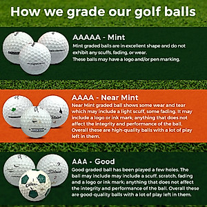 Golf Ball Monkey Cheap Recycled for Callaway Golf Balls White Mix 4A /Near Mint -24 Pk for Callaway Supersoft Golf Balls, Superfast, Superhot, Warbirds, Diablo, Chromesoft, Reva & Hex Tour Soft