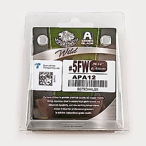 FURZONE Detachable Blade - Size 5FW Wide Blade 1/4", Made of Extra Durable Japanese Steel, Compatible with Most Andis, Oster, Wahl A5 Clippers