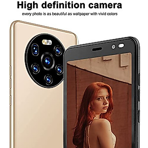 Mate40 Pro Unlocked Cell Phone Factory Unlocked Android Smartphone, 5.45in HD Full Screen 512MB ROM 4GB RAM 3G Dual SIM Unlocked Smartphones for Android 4.4.2 Face Unlock Ultra Slim Lightweight
