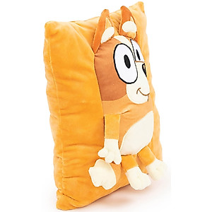 Bluey Bingo Snuggle Pillow - Super Soft Plush Decorative Throw Pillow – Measures 13 Inches (Official Product)