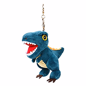 GALPADA Dinosaur Keychains Dinosaur Plush Keyring Backpack Keychain Dinosaur Party Doll Plush Toys