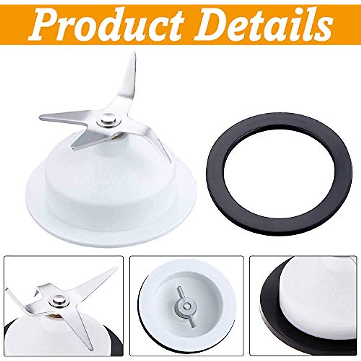 KSBGCB Blender Blade With Rubber Gasket Seal Replacement Part For KitchenAid KSBGCB 9704291