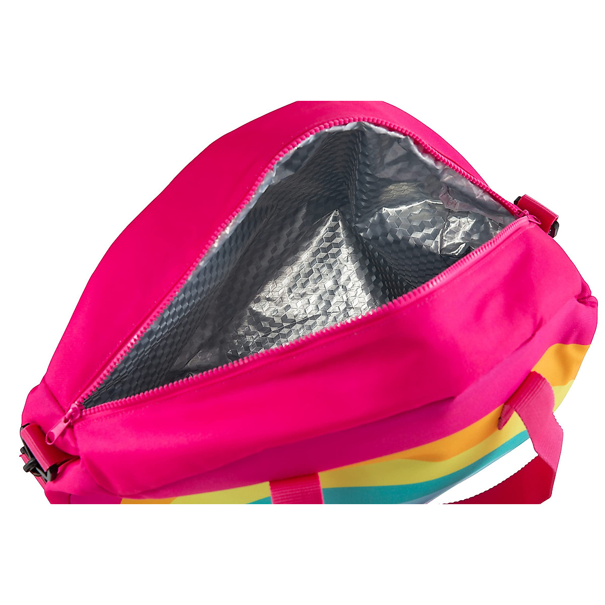 BigMouth Rainbow Cooler Bag, Multi, Large