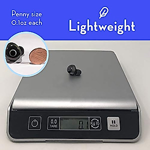 KNZ True Wireless Earbuds Bluetooth 5.0, IPX7 Waterproof, Touch Control, HD Sound, Magnetic Charging case, Built-in Microphone, Stereo Talk, 60-Foot Wireless Range (Rose Gold)