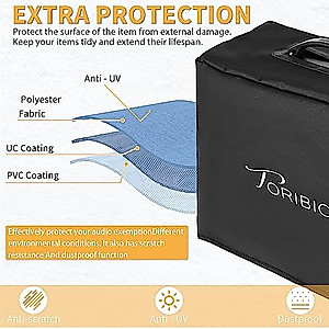 Amp Cover, TORIBIO Dust Cover Protector Case, Guitar Amplifier Dust Cover - Protection from Dust and Spills - Great Fit for Amplifier BOSS KATANA 100MKII