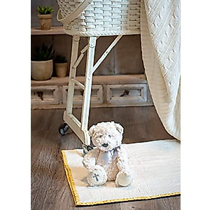 Nat and Jules The Lord's Prayer Bear With Ribbon, Cross Children's Plush Stuffed Animal