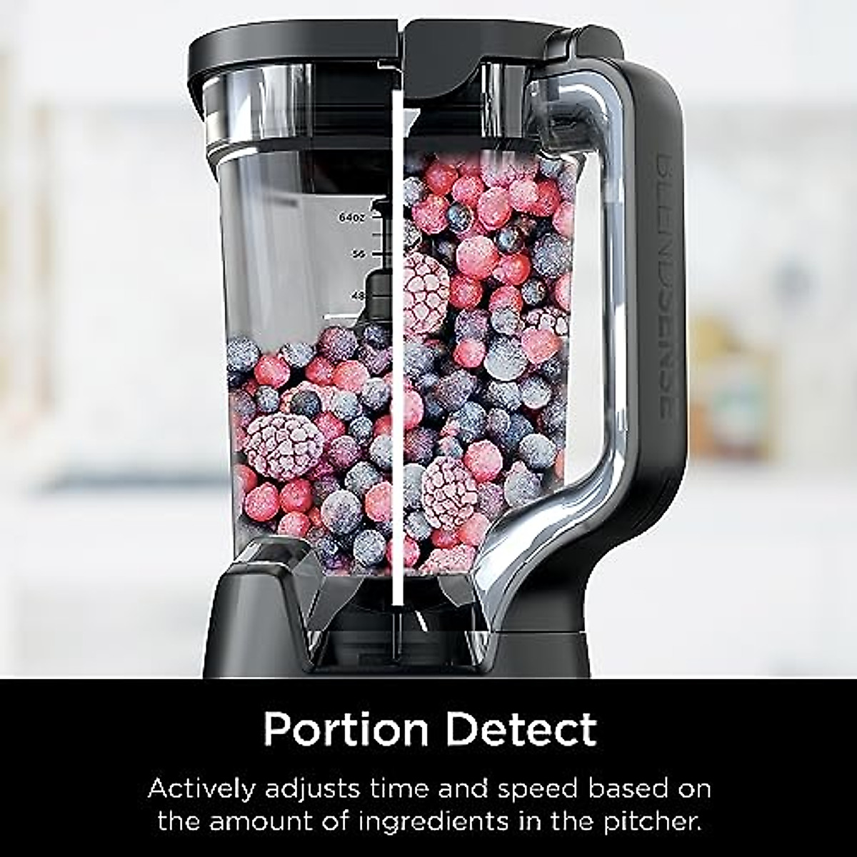 Ninja Detect Power Blender Pro + Personal Single-Serve, BlendSense Technology, For Smoothies, Food & More, Compact Kitchen Countertop, 1800 P-Watts, 72 oz. Pitcher, (2) 24 oz. To-Go Cups, Black, TB301