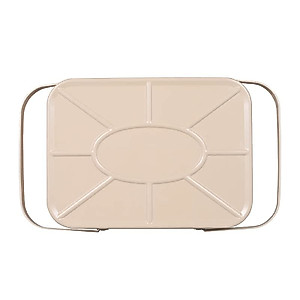 Dalton XRZ-0441MS Tin Basket, Mustard, Old Air Filled Tin Basket, Storage, Pantry Box, Height 6.3 inches (160 mm), Width 13.2 inches (335 mm), Depth 9.6 inches (245 mm), Capacity 2.8 gal (10 L)