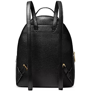 Michael Kors Valerie Medium Logo Backpack (Black)