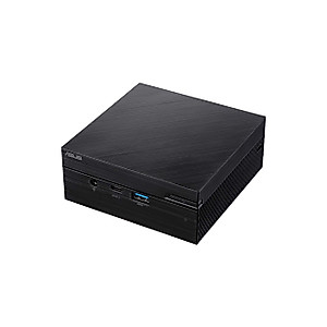 ASUS PN41 Fanless MiniPC Barebone with Intel 11th gen Quad Core Celeron N5100, Support Dual 4K, DisplayPort, WiFi, Bluetooth 5, Hardware TPM, VESA Mount,Black