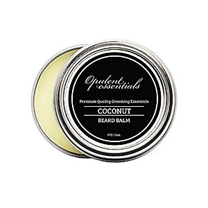 Opulent Essentials Beard Balm, Beard Growth Softener Moisturizer Conditioner, Coconut Scent