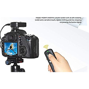 Pixel Oppilas 2.4GHz Digital Wireless Remote Shutter Release E3 for Canon, Fujifilm GFX50R, Samsung, Contax, Sigma and Hassleblad Cameras, Replaces Can RS-60E3