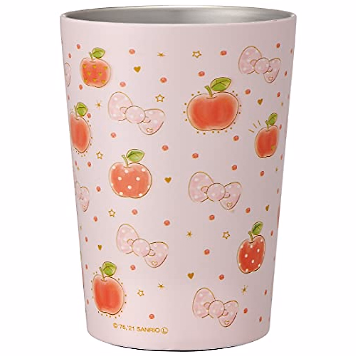 Skater STCV2-A Stainless Steel Tumbler, Hot and Cold Retention, Convenience Store Coffee, 13.5 fl oz (400 ml), M, Hello Kitty Happiness Girl Sanrio