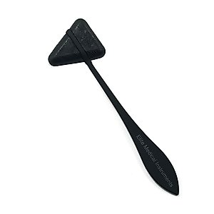 EMI Deluxe Taylor Percussion Reflex Hammer - Tactical Stealth Black - Neurological Reflex Testing Tool for Doctors, Nurses, and Physical Therapists