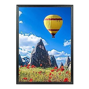 Mxtallup 14x24 Picture Frame Solid Wood 14x24 Poster Frame for Wall 14x24 Photo Frames Family Black (T22B1424)