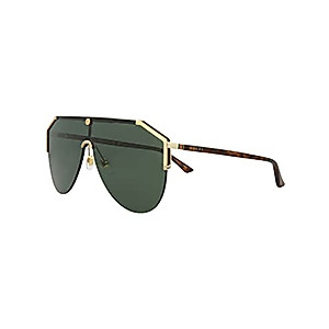 Gucci Mens Gold Havana Green Fashion Designer Eyewear