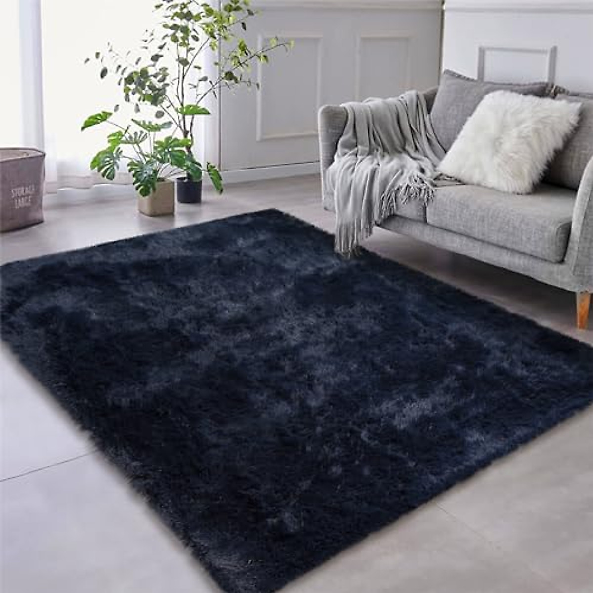 COZYLOOM 8x10 Area Rugs for Bedroom Plush Rug Fuzzy Rug Living Room Rugs Non-Slip Rug for Living Room Bedroom Dining Room Office