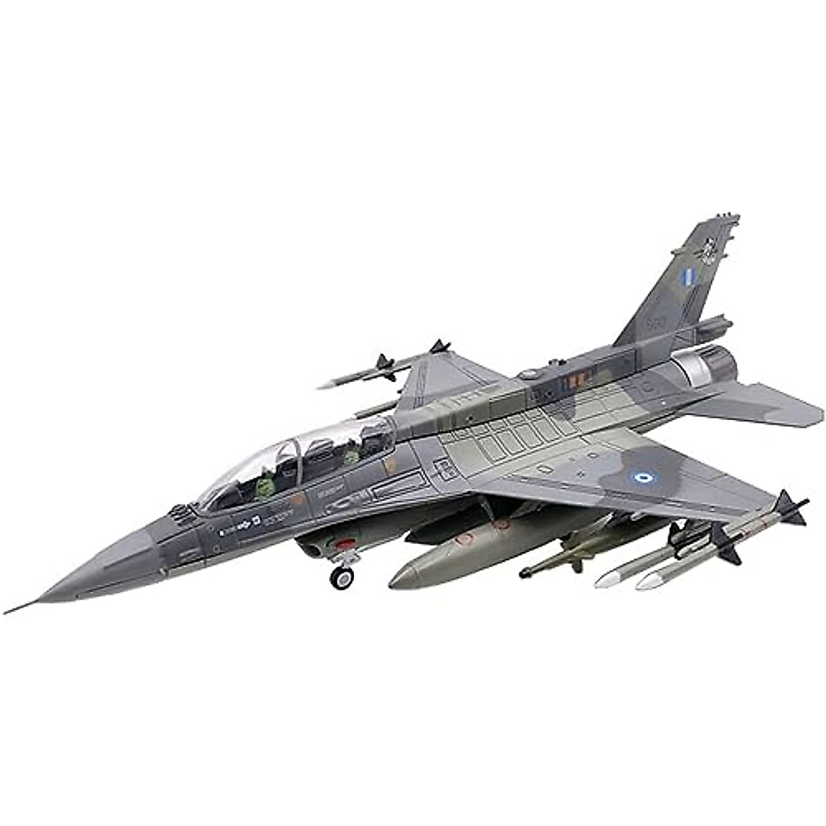 Flmenunu F-16D Fighter Jet Airplane Model 1/72 Falcon Military Aircraft Diecast Models