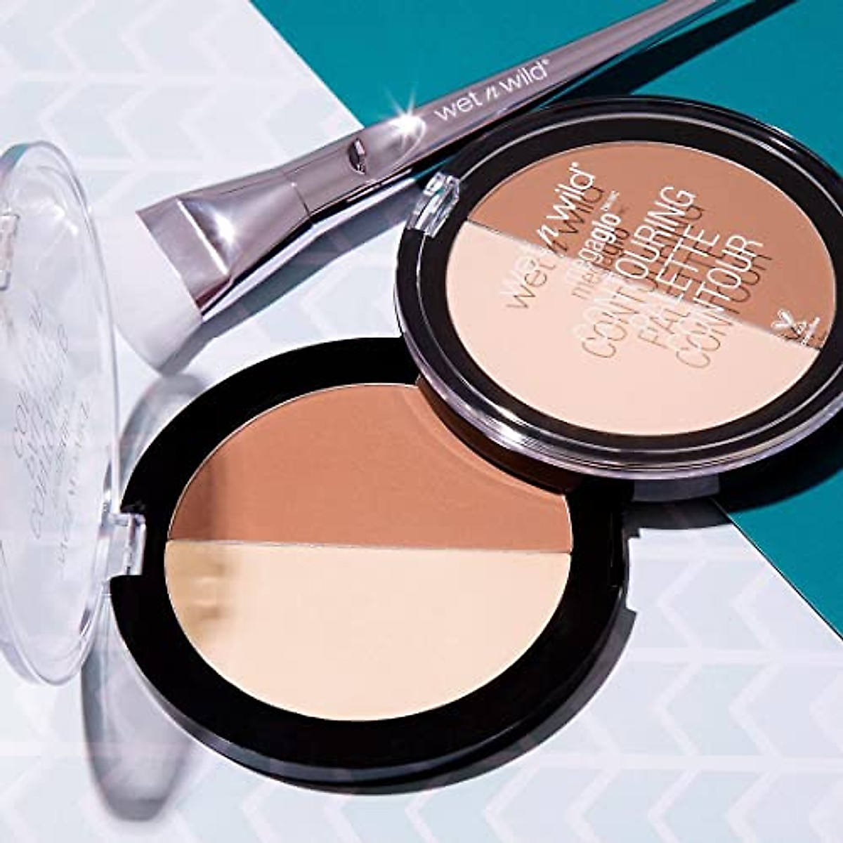 Wet n Wild MegaGlo Contour Palette, Dulce De Leche | Contouring Powder Face Kit | Flawlessly Sculpted Face
