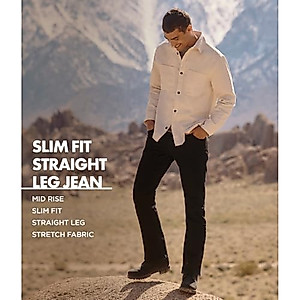 Wrangler Authentics Men's Slim Fit Straight Leg Jean, Dusk, 34W x 30L