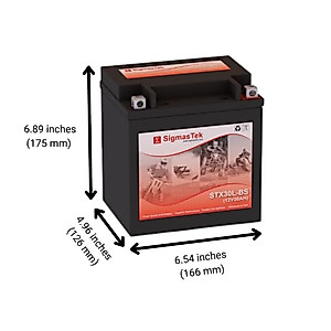 Deka ETX30L Motorcycle Battery (Replacement)