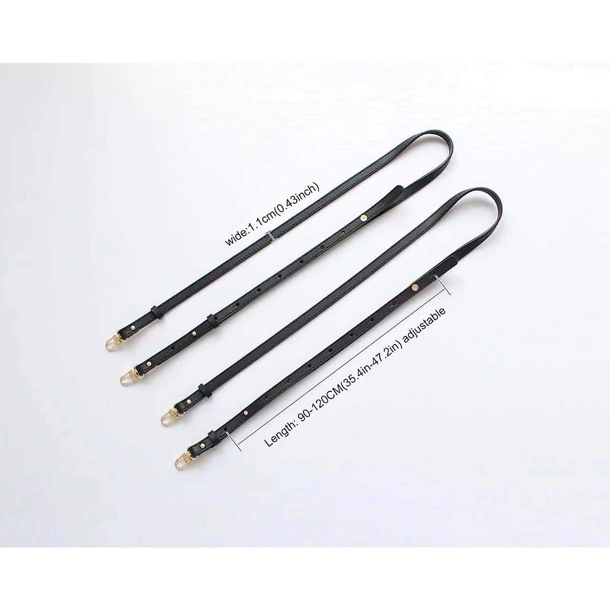 1 pair genuine leather straps replacement match to Palm Springs mini backpack