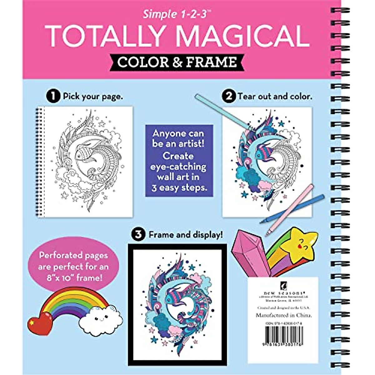 Color & Frame - Totally Magical (Coloring Book)