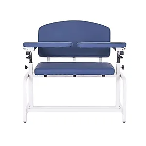 NP Medycare Extra Wide Phlebotomy Chair Bariatric Lab Draw & Blood Drawing Chairs (Pink)