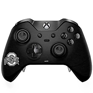 Skinit Decal Gaming Skin Compatible with Xbox One Elite Controller - Officially Licensed Ohio State University OSU Ohio State Black Design