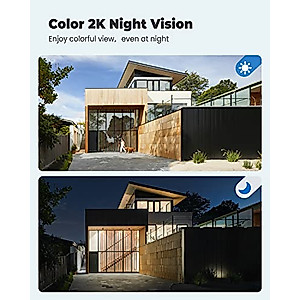 Security Camera Wireless Outdoor,2K Solar Security Camera,Battery Powered Surveillance Cameras for Home with Night Vision,PTZ Control,2-Way Audio,Motion Detection,Compatible with Alexa(2 Pack)