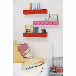 ROOM Copenhagen, Lego Book Rack - Decorative Floating Shelf Storage - White