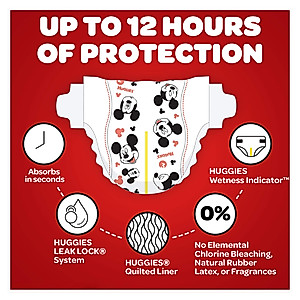 Huggies Snug & Dry Baby Diapers, Size 6, 21 Ct