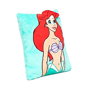 Disney The Little Mermaid Ariel Plush Snuggle Pillow - Super Soft Decorative Throw Pillow - Measures 15 Inches